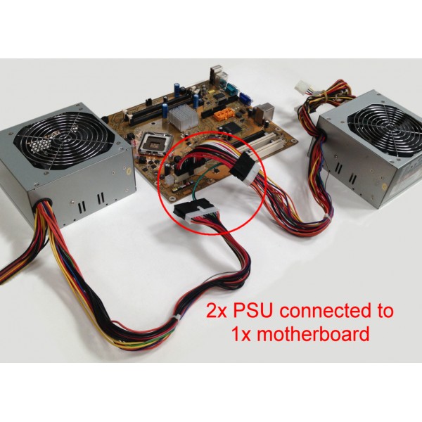 Dual PSU adapter
